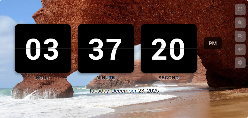 Online Flip Clock - Free Fullscreen Digital & Analog Clock Tool